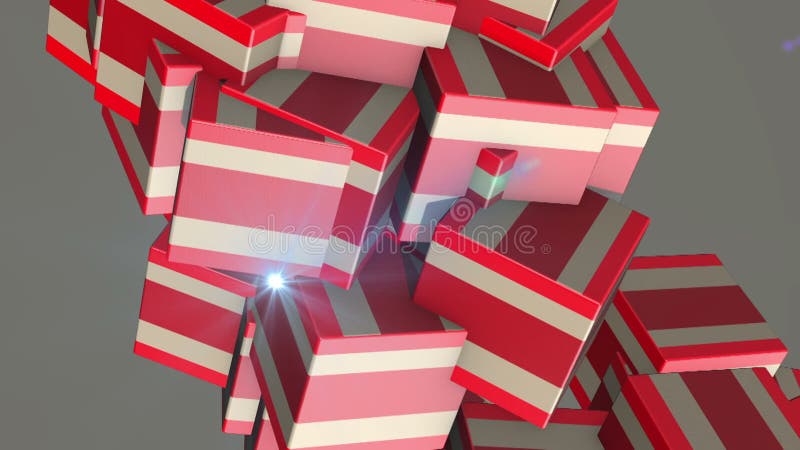Animation - Colourful Animated Cube Blocks Falling Down Stock Video ...