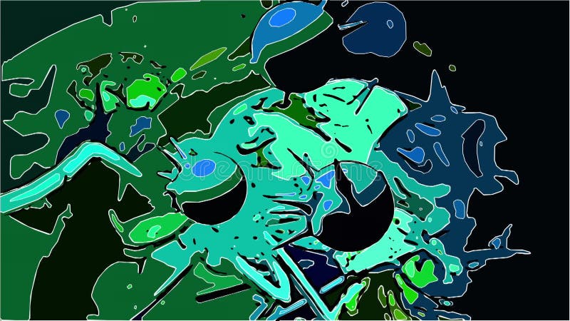 Animation in Comic Style - Virus Attack the Cell Stock Video - Video of ...