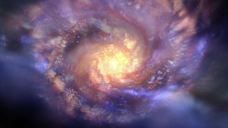 Stunning 3D Galaxy Animation Stock Footage - Video of blue ...