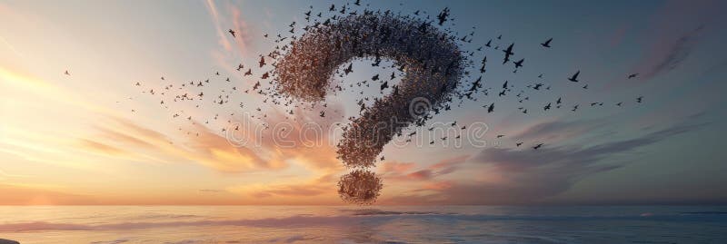 3D Animation Flock of Realistic Birds Flying in the Intricate Shape of ...