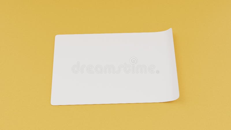3d Animation a Folded Piece of Paper in a Roll Stock Footage - Video of ...