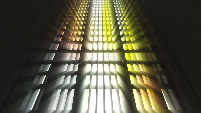 3d Animation of a Futuristic Building Interior Stock Video - Video of ...