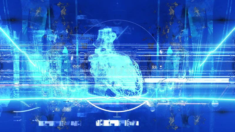 Animation - Futuristic Technology Interface Stock Video - Video of ...