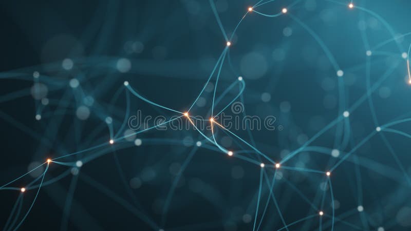 3D Animation of the Geometric Shape of a Lattice in Space. Stock ...