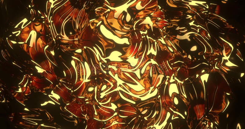 3d Animation of Gold Abstract Geometric Background Stock Video - Video ...