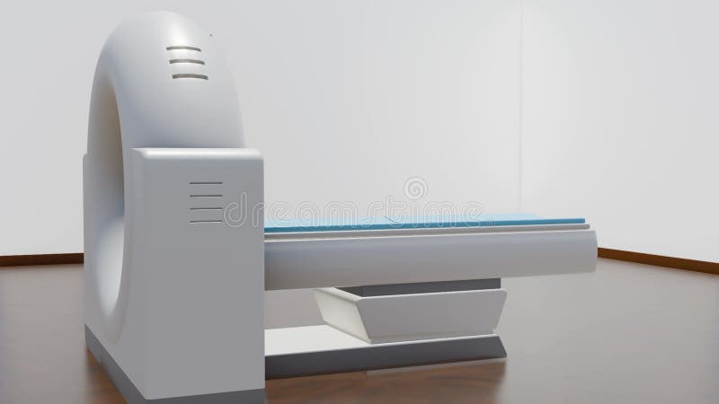 A 3D Animation of a Modern CT or Computed Tomography Scanner. Stock ...