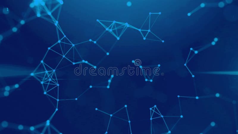 3d Animation of Modern Plexus Tech Transforming in Spherical Shape on a ...