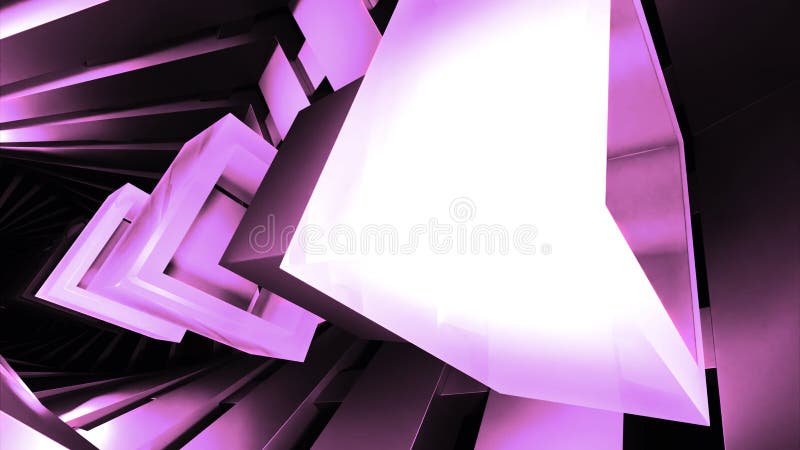 3D Animation of Moving Squares with Frames. Design. Cubic Animation ...