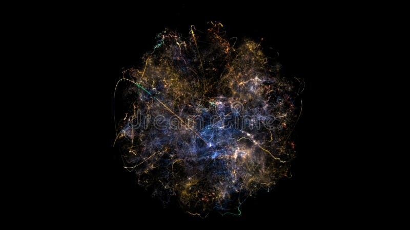 3d Animation of Particles Colliding at Light Speeds in a Collider ...