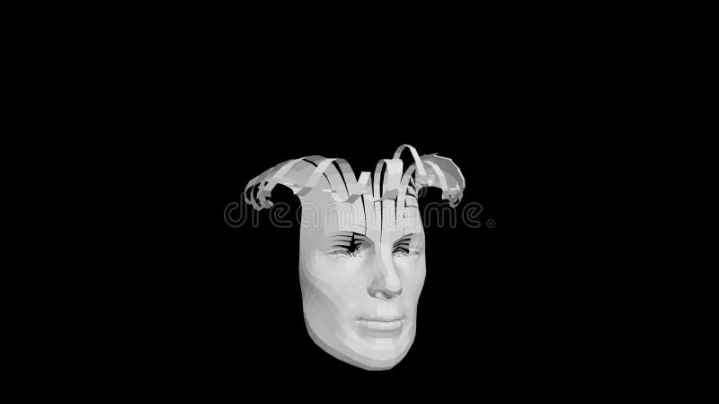 3D Animation of Polygons. Animation of a Humanoid Robot Head Polygons ...