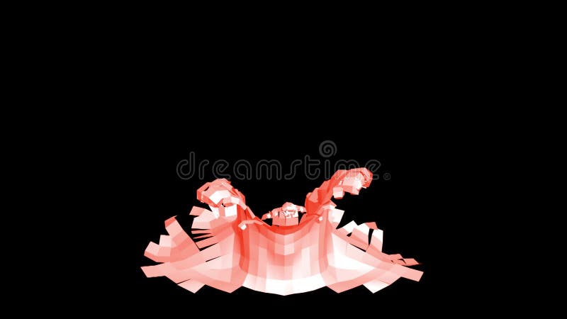 3D Animation of Polygons. Animation of a Human Head Polygons. Stock ...