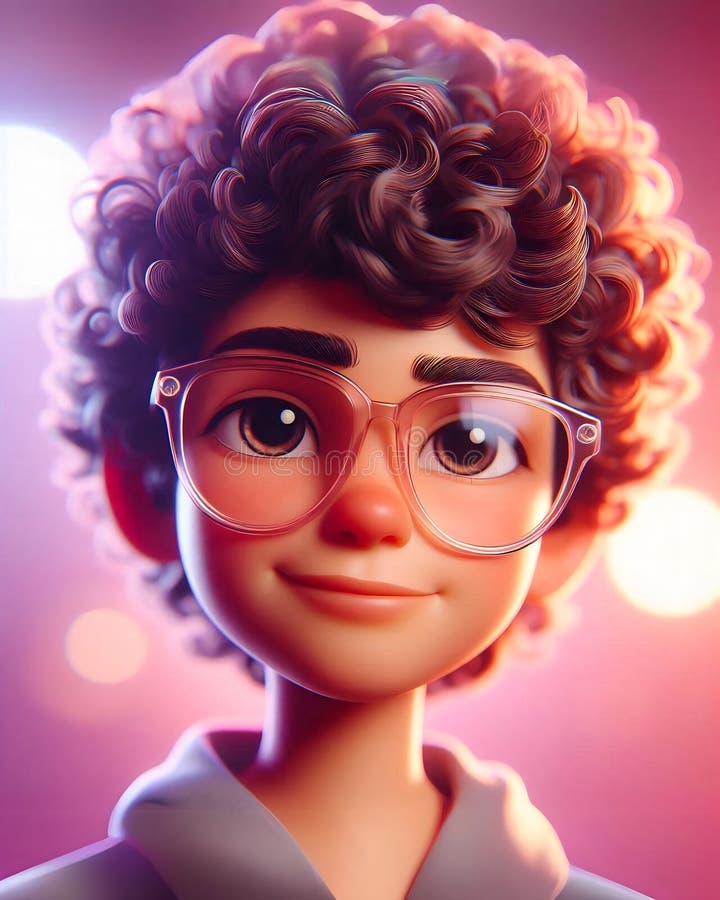 3D Animation Portrait: the Future of Character Design Stock ...