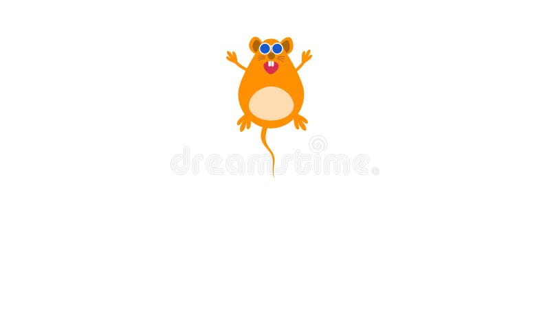 2d Animation of Rat or Mouse Character Stock Video - Video of lantern ...