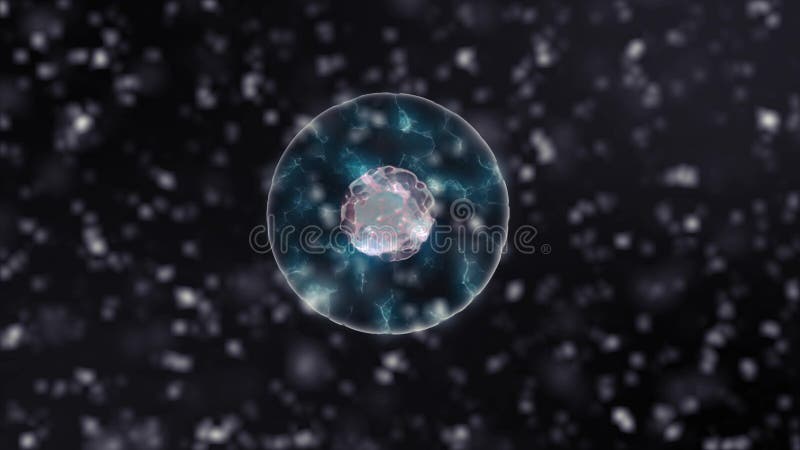 3D Animation Rendering of a Coronavirus. Pathogen Outbreak of Bacteria ...