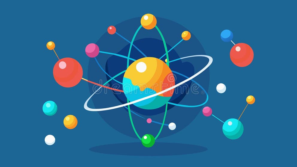 A 3D Animation Showcasing the Vibrations and Movements of Atoms in a ...