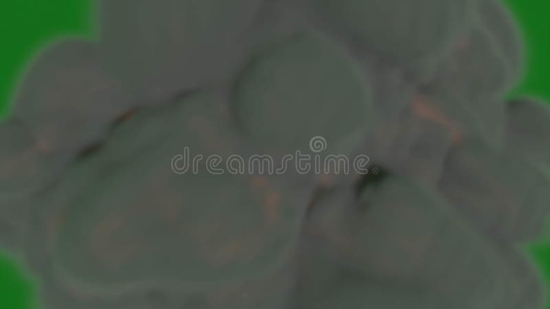 3d Animation Simulation of a Large Nuclear Explosion, Green Screen ...