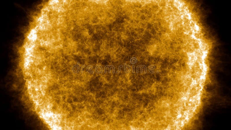 Solar System, Explosions and Sparks in the Sun. Stock Video - Video of ...