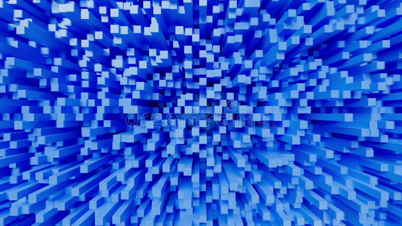 3D Animation of Sound Level Bars Jumping Randomly in a Vibrant, Dynamic ...