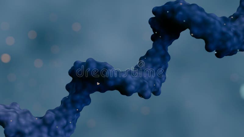 Animation of Spinning Ribonucleic Acid or RNA Stock Video - Video of ...