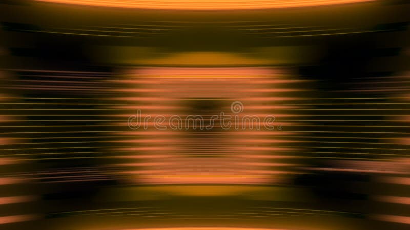 3D Animation with Stripes and Pulsating Pulses of Electronics. Motion ...