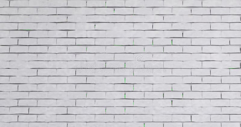 3d Animation Stylized White Neutral Wall Falling Pieces Stock Footage ...