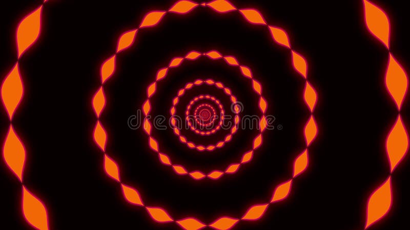 3D Animation Technology Background with Dominant Gold Neon Laser ...