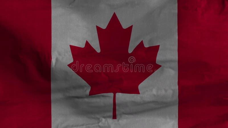 3D Animation of a Waving Flag of Canada Stock Video - Video of canada ...