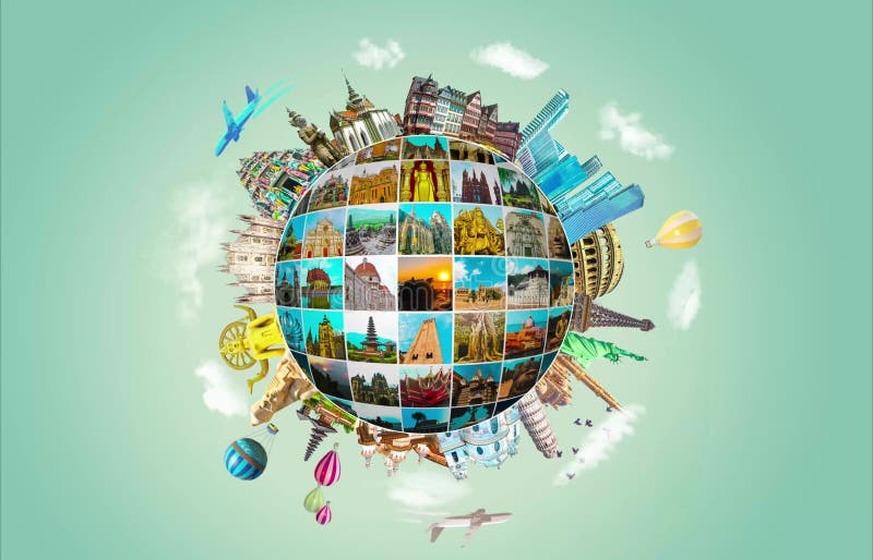 2D Animation about World Religious and Architecture Monuments - Collage ...