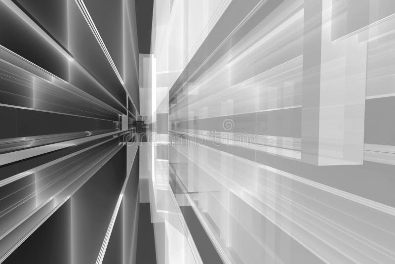 3d Architectural Background with Grey Strips and Lines Stock ...