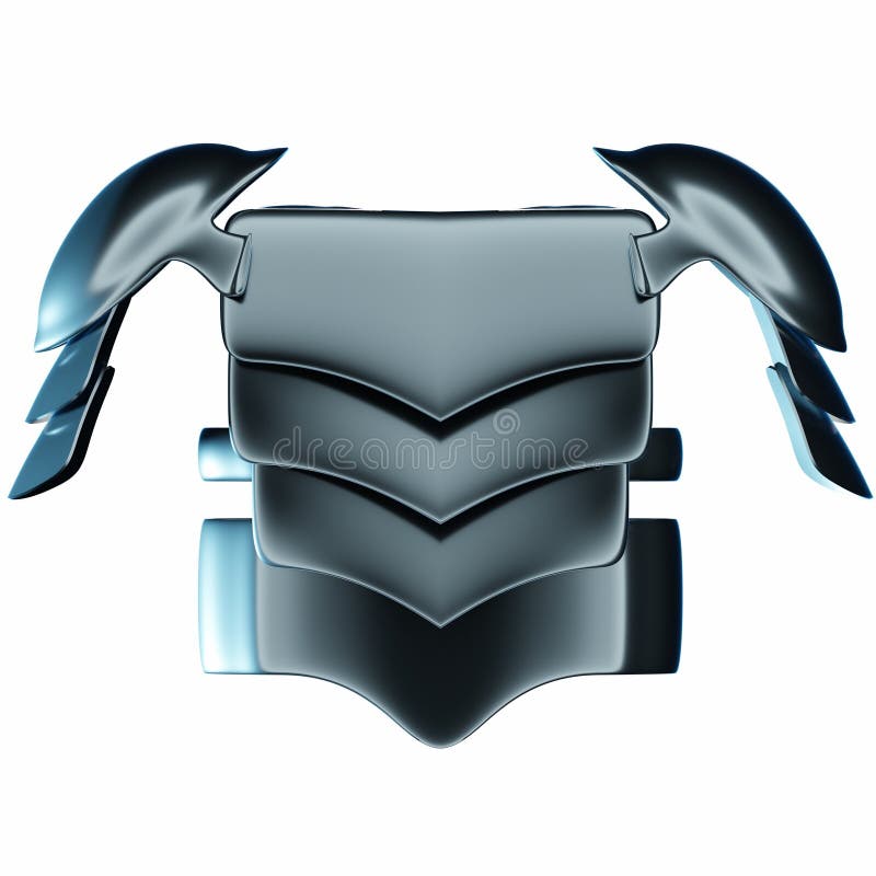 3D Armor Illustration stock illustration. Illustration of mediaeval ...