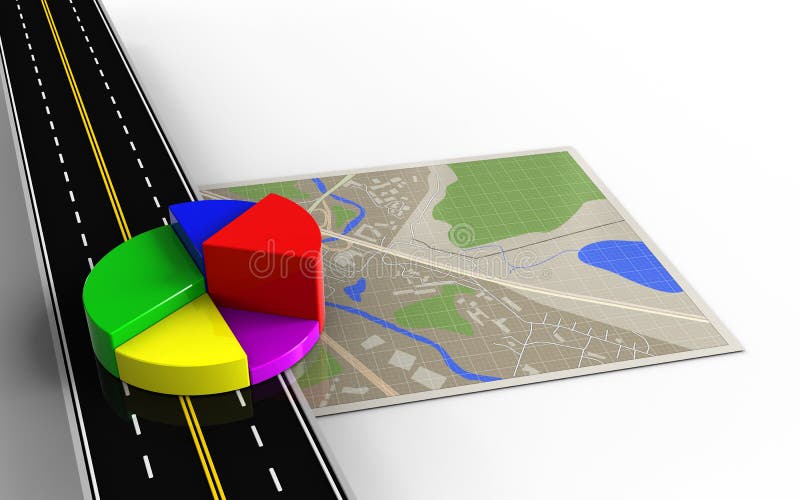 3d asphalt road stock illustration. Illustration of roadmap - 100216147