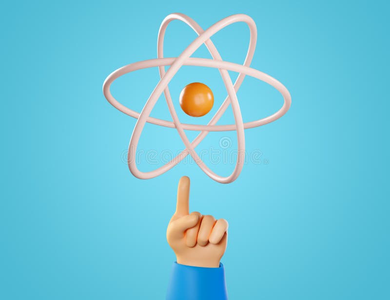 3d atom model. stock illustration. Illustration of planet - 246635081