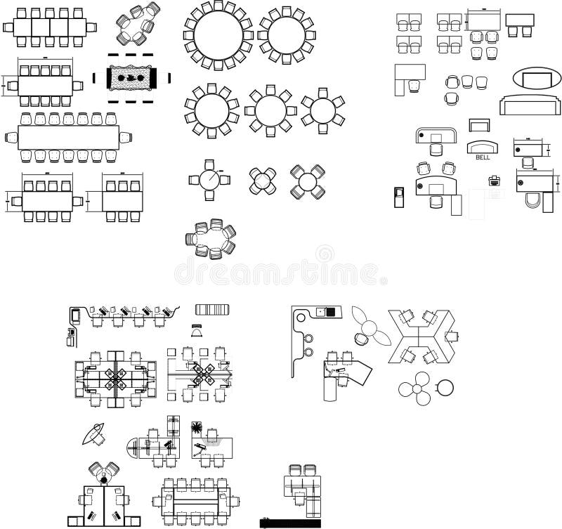 Table Autocad Free Stock Illustrations – 66 Table Autocad Free Stock ...