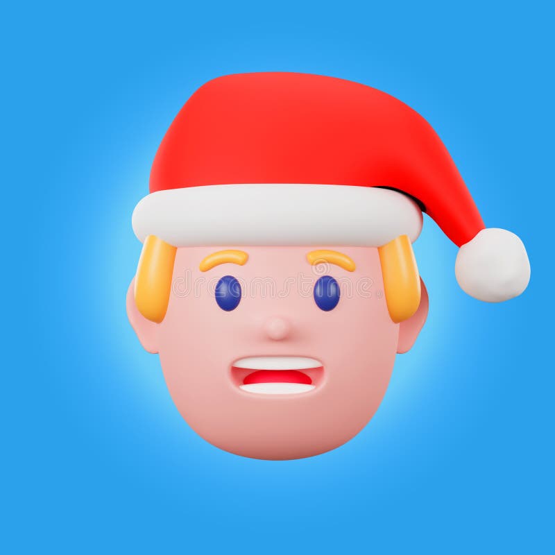 3d avatar male christmas stock image. Illustration of people - 254070885