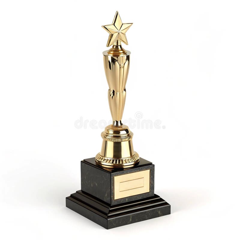 3D Award Isometric Isolated on Transparent Background Stock ...