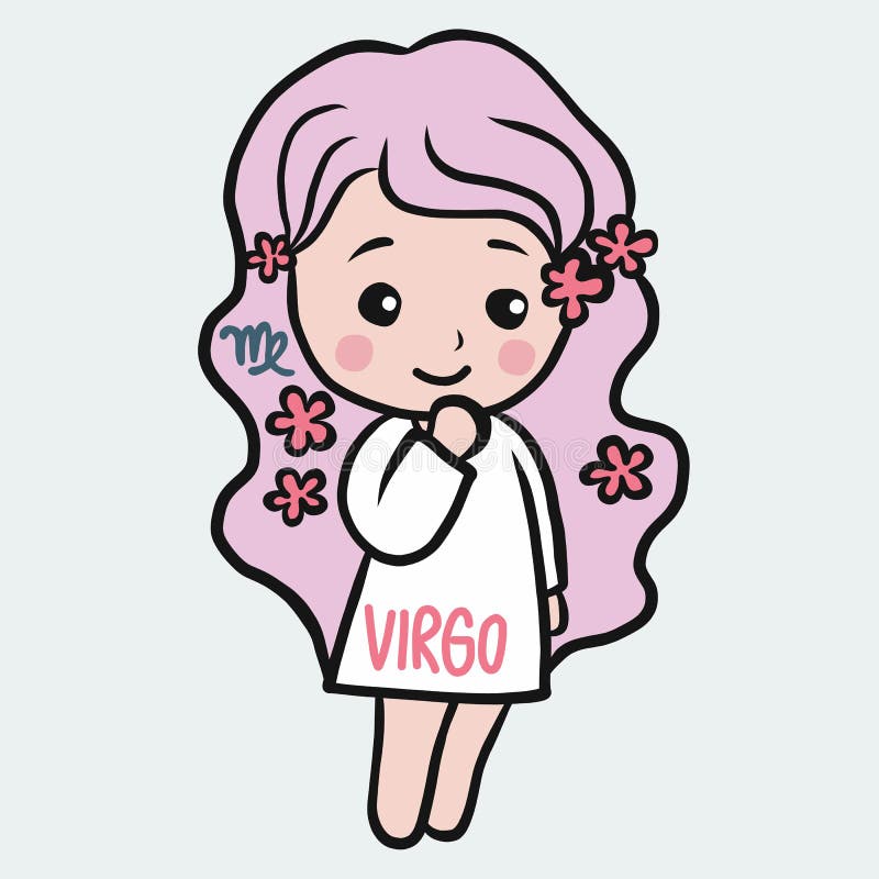 Virgo Girl Stock Illustrations – 2,106 Virgo Girl Stock Illustrations ...
