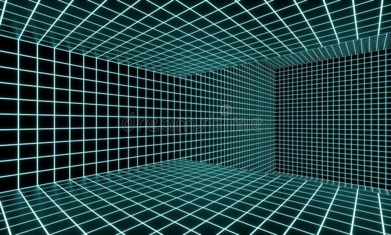 3d Background, Blue Grid and Tile for Background and Texture. Stock ...