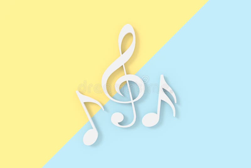 3D Background Design with Treble Clef and Music Notation Stock ... 3D Background Design with Treble Clef and Music Notation Stock ...
