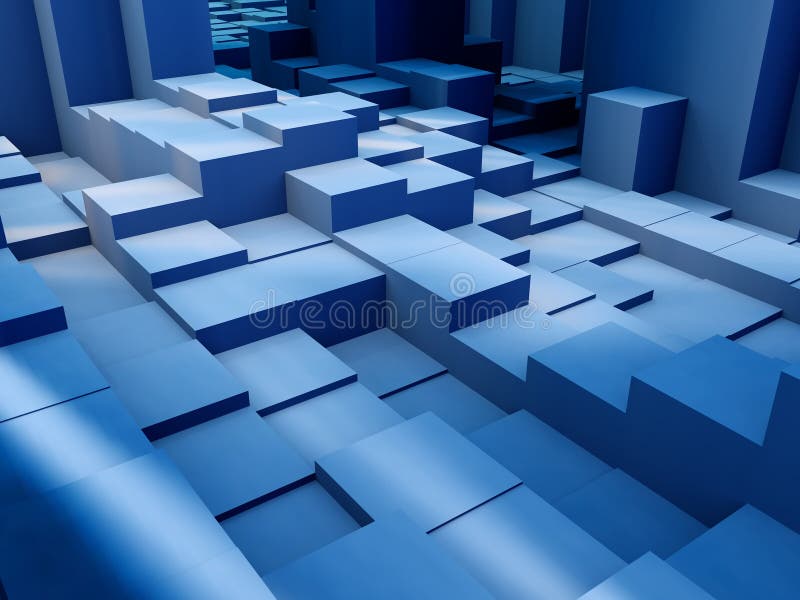 Isometric set of blocks stock vector. Illustration of block - 150743711