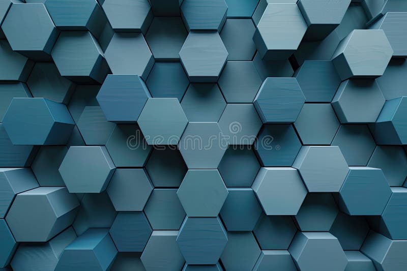 3d Background with Hexagons Pattern of 3d Hexagons Wallpaper Stock ...