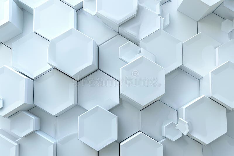 3d Background with Hexagons Pattern of 3d Hexagons Wallpaper Stock ...