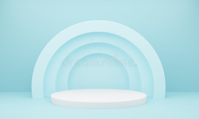 3d Background Product Display Podium Scene. Blue Circle Podium Product ... 3d Background Product Display Podium Scene. Blue Circle Podium Product ...