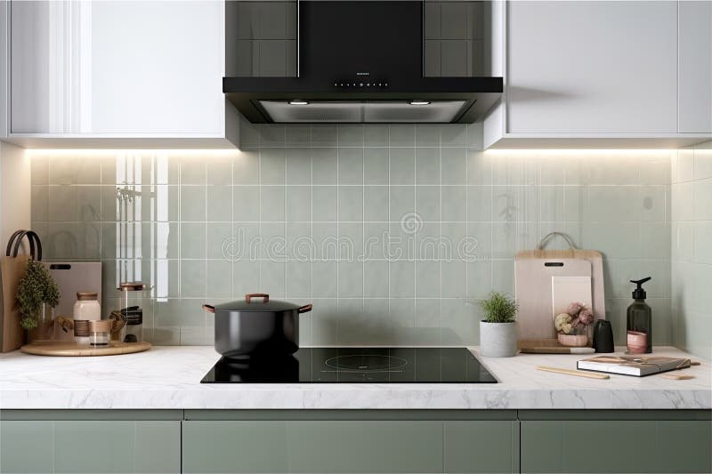 3d Background Product Kitchenware Cooking Design Interior Wall ...