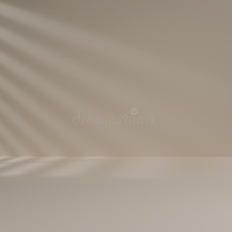 3d Background Products Display Light Brown Scene with Platform.Abstract ...