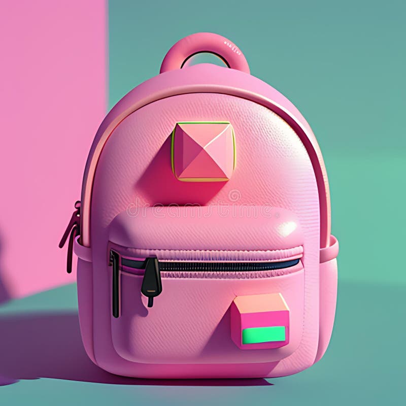 3D backpack stock illustration. Illustration of multimedia - 281719788