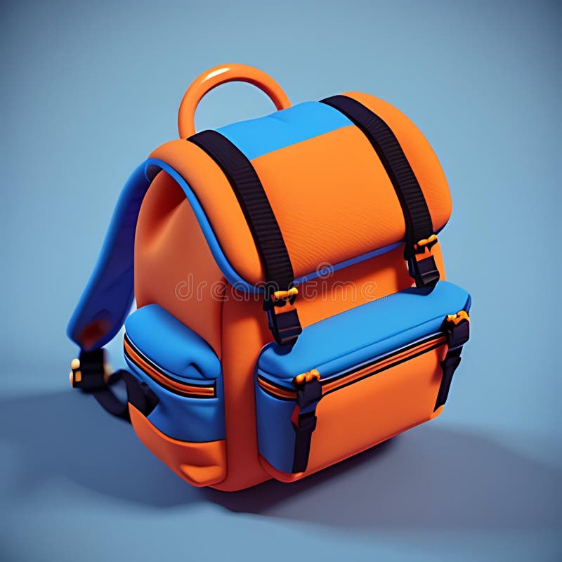 3D backpack stock illustration. Illustration of glasses - 281719836