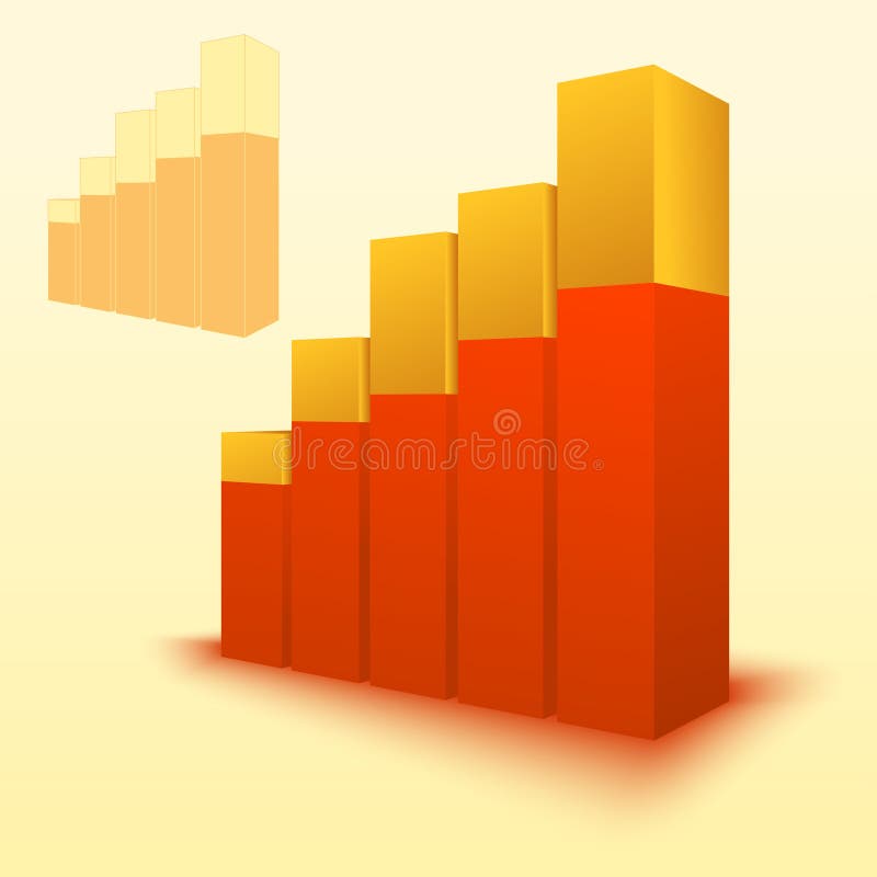 3d Bar Chart, Bar Graph Element. Editable Graphics. Illustration for ... 3d Bar Chart, Bar Graph Element. Editable Graphics. Illustration for ...