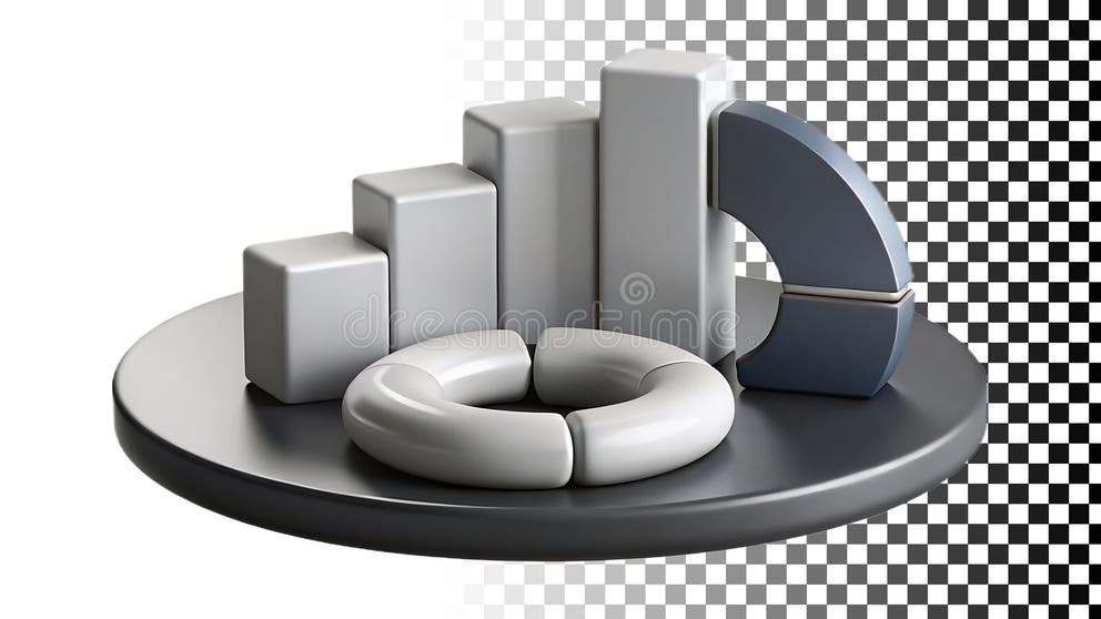 3D Bar Chart with Segment, Data Visualization, Business Graph, Analysis Png Transparent Image ...