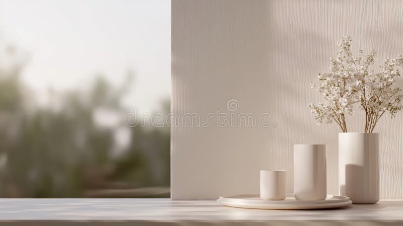 3D Bar Chart in a Simple Setting Showcasing Minimalist Design and Solid ...