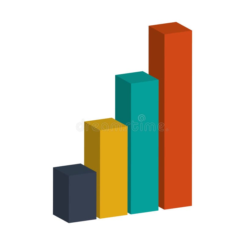 3d bar graph stock illustration. Illustration of graph - 73286523